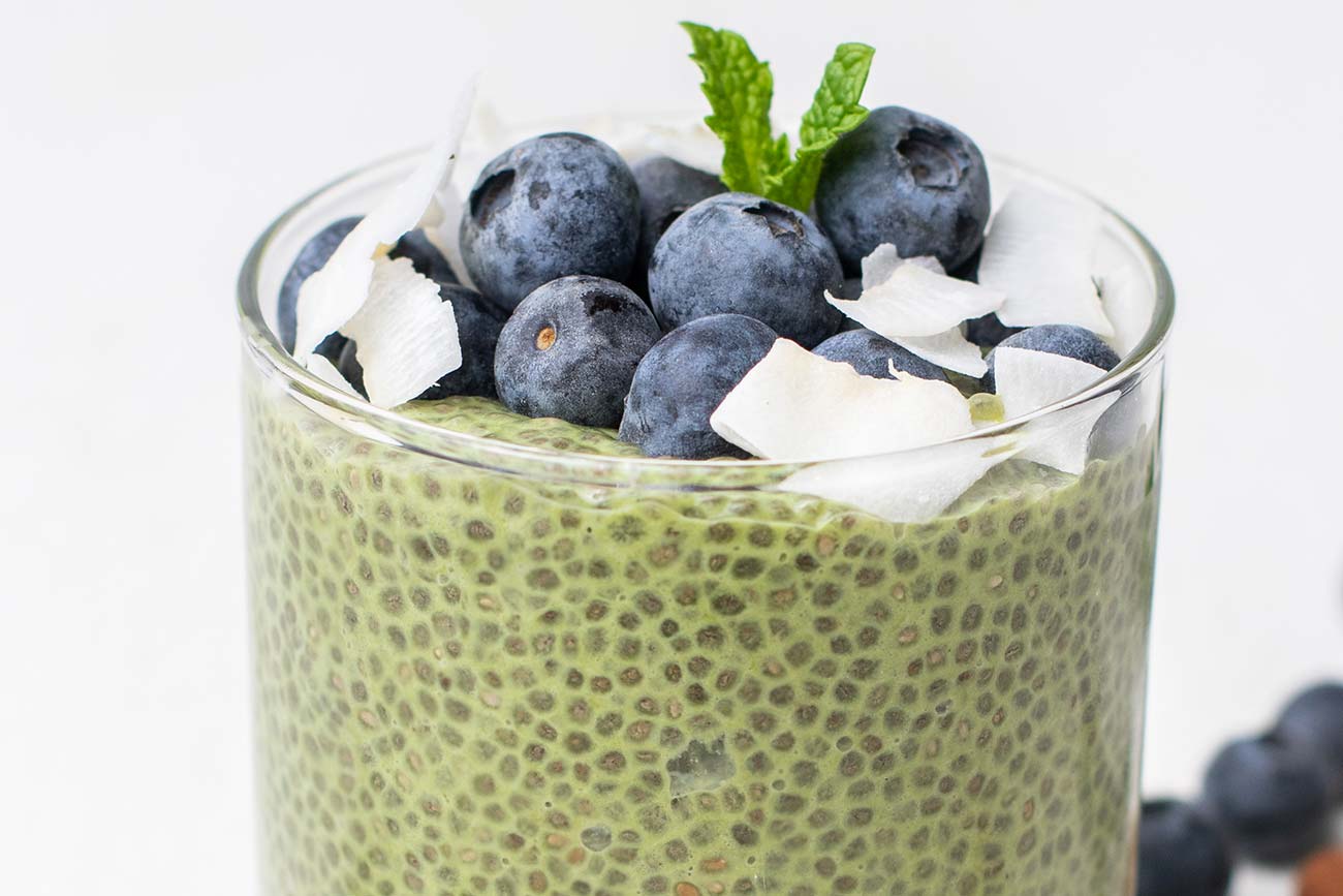 Matcha Tea Chia Pudding (Green Tea Chia Seed Recipe)