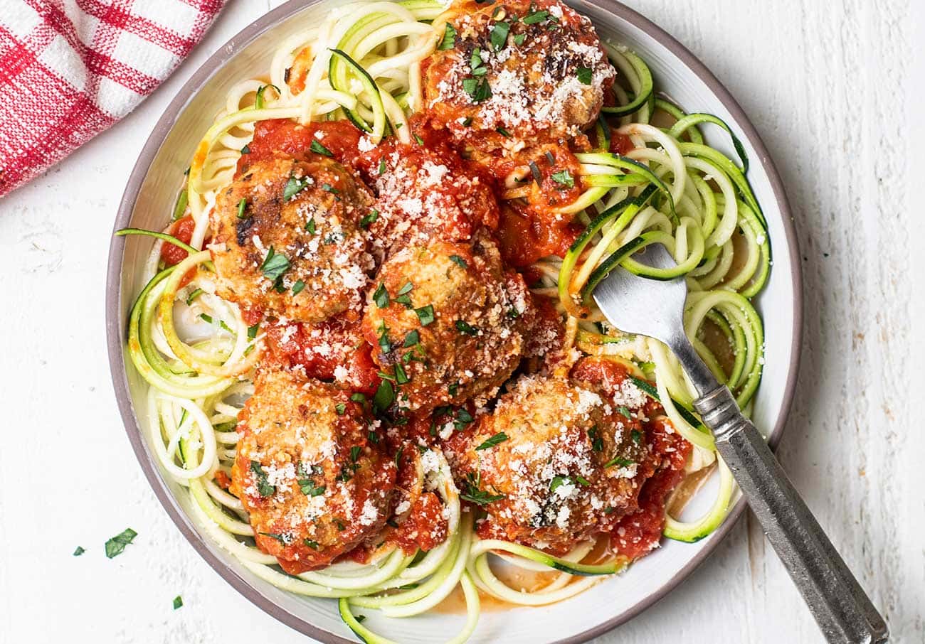 The BEST Keto Chicken Meatballs - Blissfully Low Carb and Keto Recipes