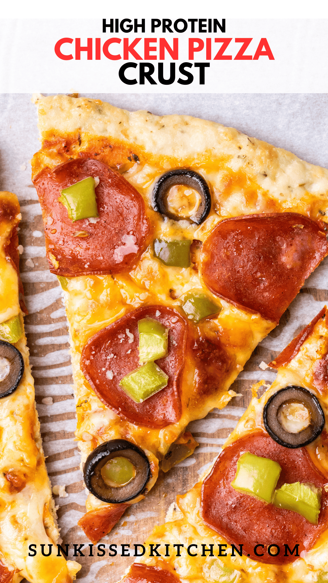 Chicken Crust Pizza (High Protein, Low Carb Recipe)