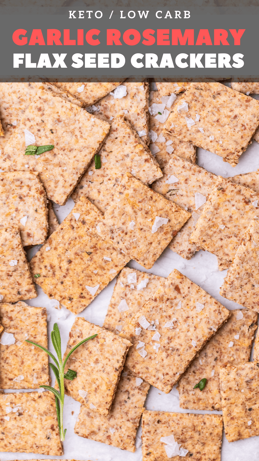 Homemade Almond Flax Seed Crackers (Low Carb, Keto)